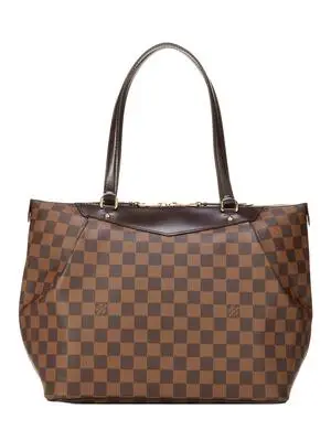 LOUIS VUITTON Damier Ebene Westminster Tote - Brown