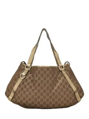 Gucci Gg Lurex Abbey Tote - Gold