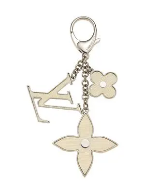LOUIS VUITTON Fleur De Epi Bag Charm - White