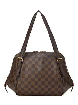 LOUIS VUITTON Damier Ebene Belem - Brown