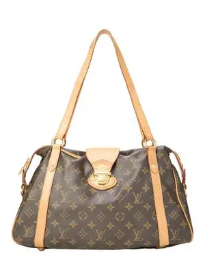 LOUIS VUITTON Monogram Stresa Shoulder Bag - Brown