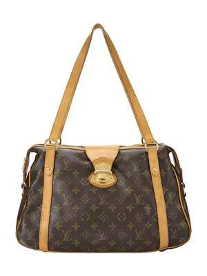 LOUIS VUITTON Monogram Stresa Shoulder Bag - Brown