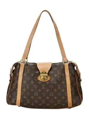 LOUIS VUITTON Monogram Stresa Shoulder Bag - Brown