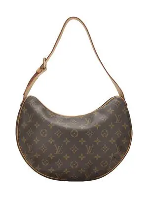 LOUIS VUITTON Monogram Canvas Croissant - Brown