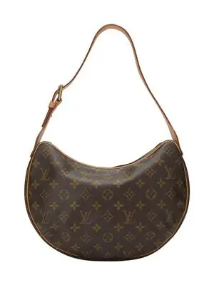 LOUIS VUITTON Monogram Canvas Croissant - Brown