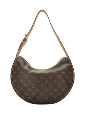 LOUIS VUITTON Monogram Canvas Croissant - Brown