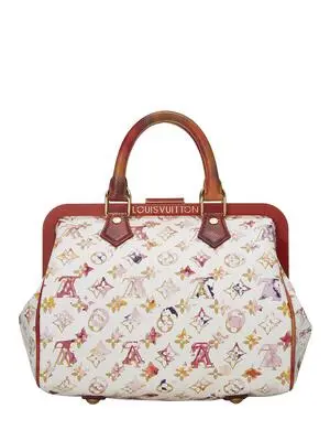 LOUIS VUITTON Richard Prince Monogram Watercolor Frame Speedy - White