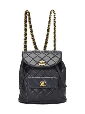 CHANEL Chanel Quilted Lambskin Classic Backpack