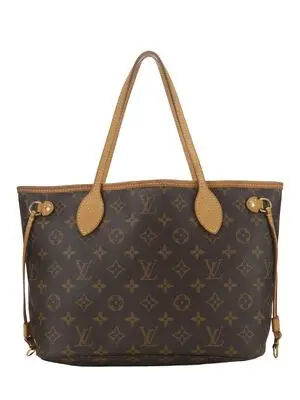 LOUIS VUITTON Monogram Neverfull Nm - Pink