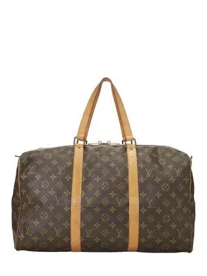 LOUIS VUITTON Monogram Canvas Sac Souple 45 - Brown