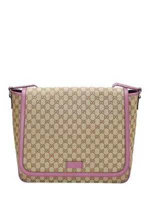 Gucci Original Gg Canvas Diaper Bag - Pink