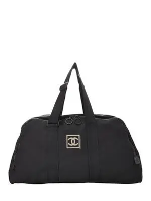 Chanel Canvas Sportline Duffle - Black