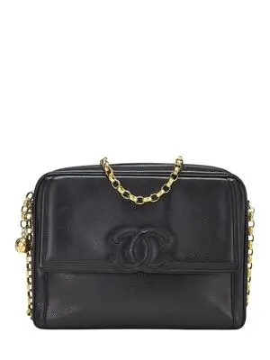 CHANEL Chanel Caviar Pocket Camera Bag Large