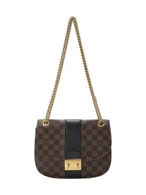 LOUIS VUITTON Damier Ebene Wight - Black
