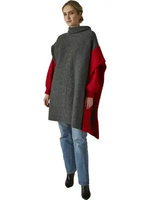 Chloé Mohair Blend Layered Sweater Dress Set - Multi