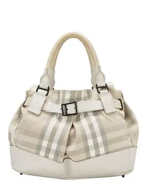 BURBERRY House Check Bucket Tote
