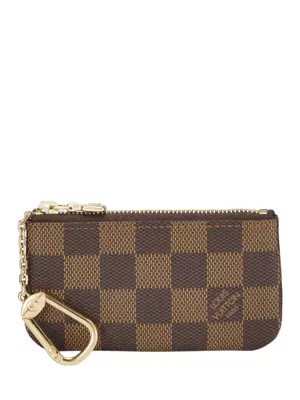 LOUIS VUITTON Damier Ebene Pochette Clefs - Brown