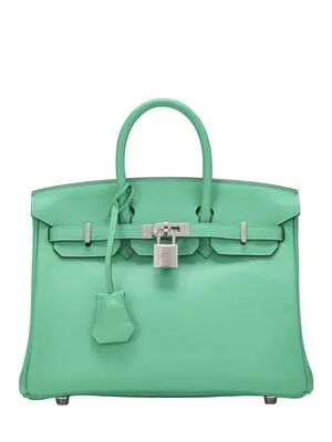 Hermès Swift Birkin 25 Handbag - Menthe