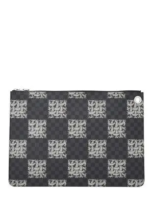 LOUIS VUITTON Christopher Nemeth Damier Graphite Pochette Jour - Black
