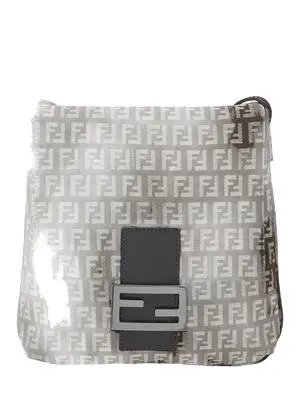 Fendi Zucchino Canvas Messenger - Brown