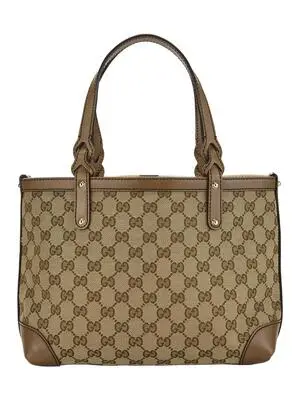 Gucci Original Gg Craft Tote - Brown
