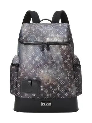 LOUIS VUITTON Monogram Galaxy Alpha Backpack Black