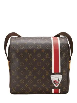 LOUIS VUITTON Louis Vuitton China Run Monogram Naviglio Messenger Bag