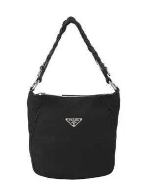 Prada Tessuto Nylon Handbag - Black