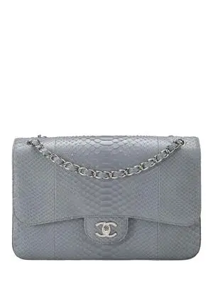 Chanel Classic Double Flap Shoulder Bag - Blue