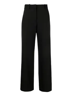 Maje High-waist Flared Trousers - Black
