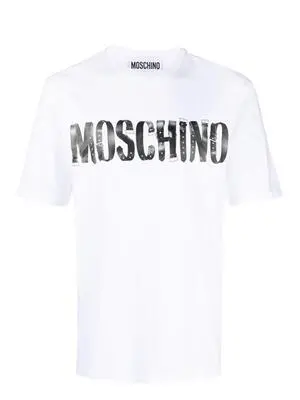 Moschino Logo-print Cotton T-shirt - White