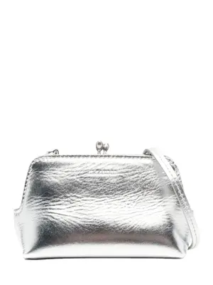 JIL SANDER Goji Micro Metallic Bag - Grey