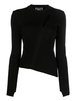 VERSACE Asymmetric Cut-Out Jumper