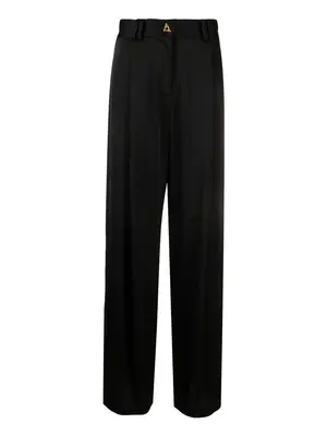 AERON Wellen Wide-leg Trousers - Black