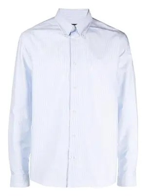 A.p.c. Striped Cotton Shirt - Blue