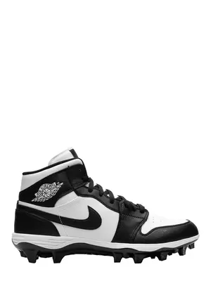 JORDAN Air 1 Mid Panda Cleats - Black