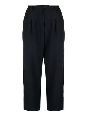 Marni Tapered-leg Wool Trousers - Blue