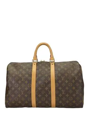 LOUIS VUITTON Monogram Keepall 45 - Brown