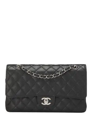CHANEL Quilted Caviar Classic Double Flap Bag