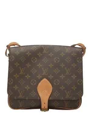 LOUIS VUITTON Monogram Canvas Cartouchiere Bag - Brown