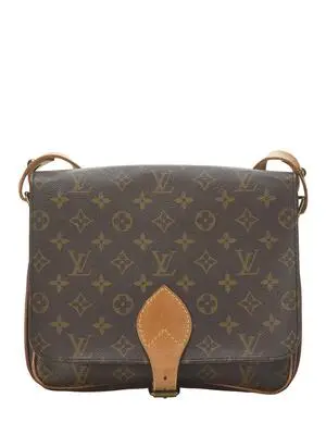 LOUIS VUITTON Monogram Canvas Cartouchiere Bag - Brown