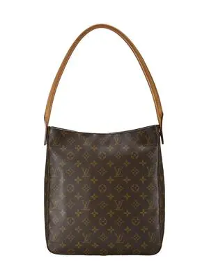 LOUIS VUITTON Louis Vuitton Monogram Canvas Looping GM Shoulder Bag Brown