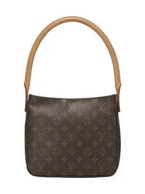 LOUIS VUITTON LOUIS VUITTON Monogram Canvas Looping Shoulder Bag Brown
