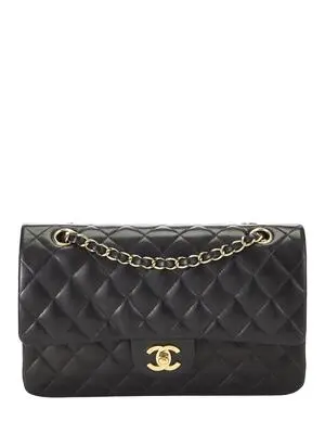 CHANEL Quilted Lambskin Double Flap Bag