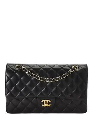 CHANEL Chanel Quilted Lambskin Classic Double Flap Medium Shoulder Bag