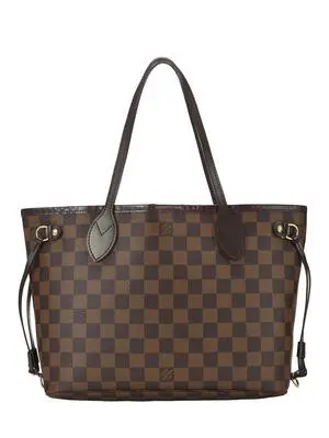 LOUIS VUITTON Damier Ebene Tote - Brown