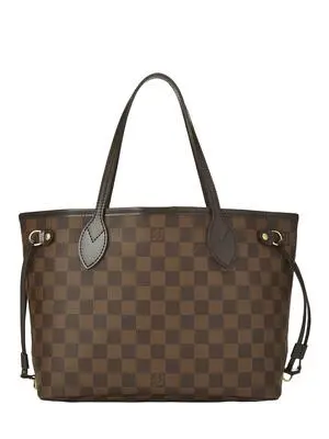 LOUIS VUITTON Damier Ebene Tote - Brown