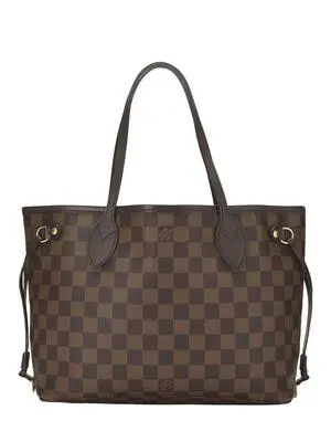 LOUIS VUITTON Damier Ebene Tote - Brown