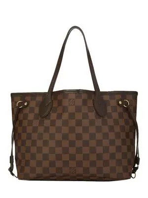 LOUIS VUITTON Damier Ebene Tote - Brown