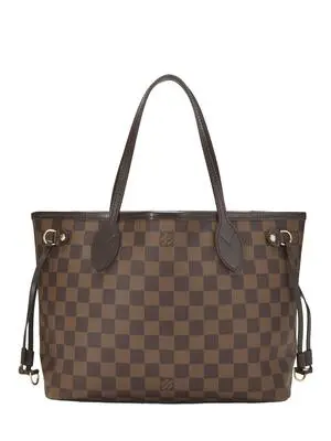 LOUIS VUITTON Damier Ebene Tote - Brown